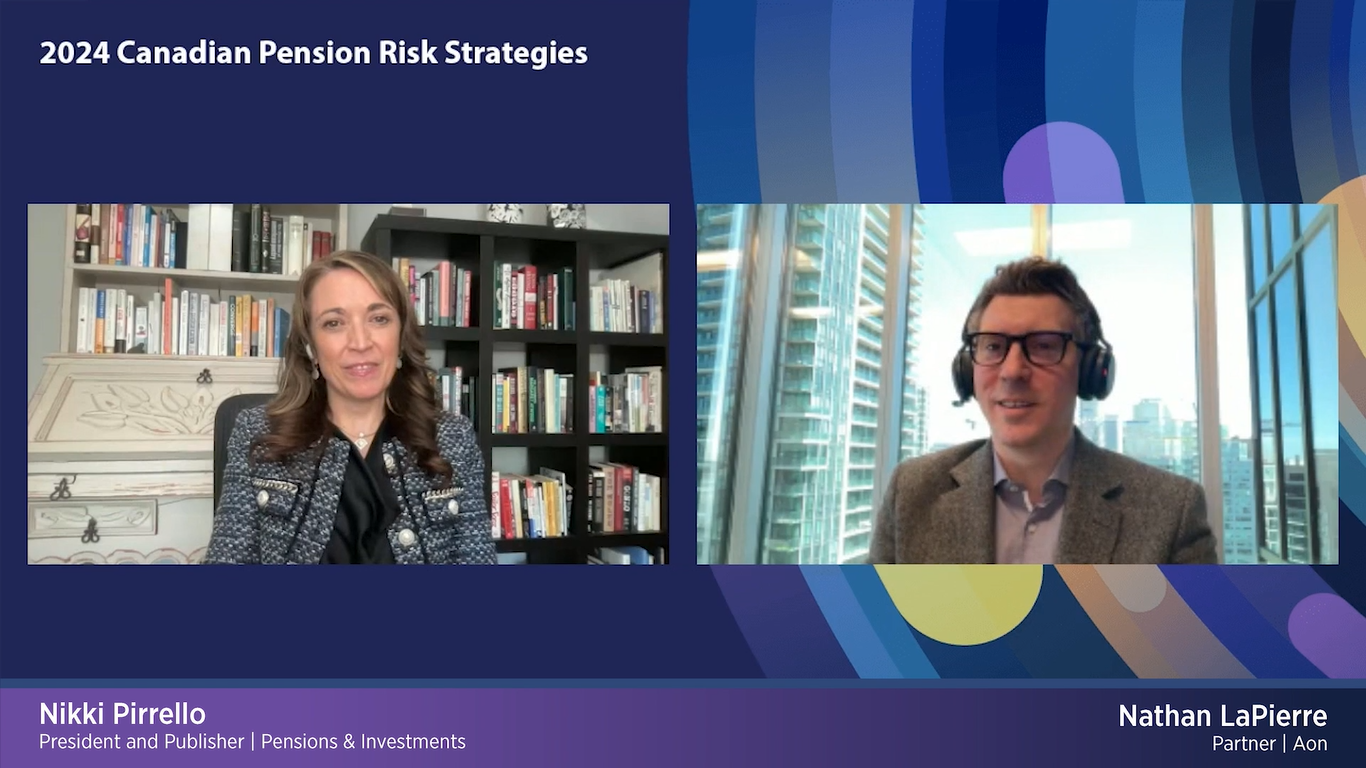 Nathan LaPierre, Aon | 2024 Canadian Pension Risk Strategies Video from ...