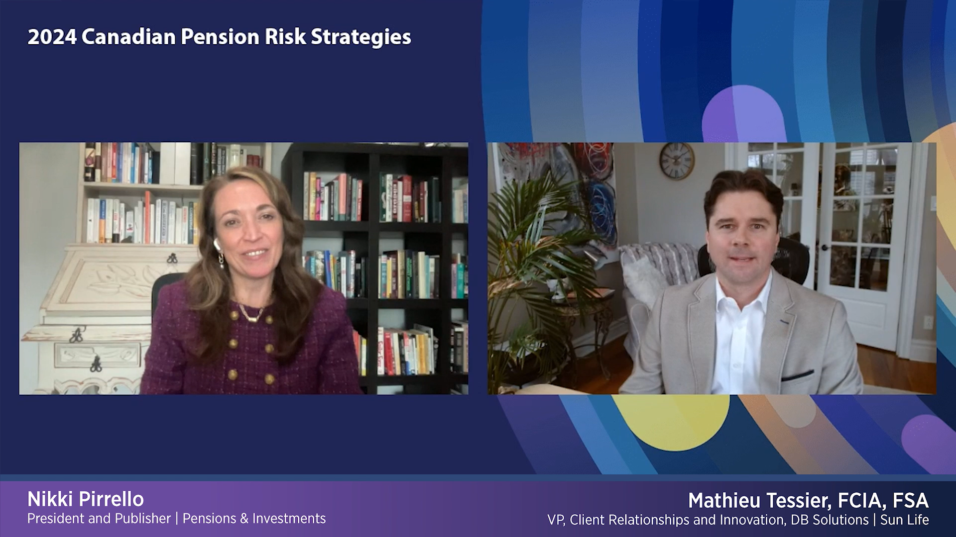 Mathieu Tessier, Sun Life | 2024 Canadian Pension Risk Strategies Video ...