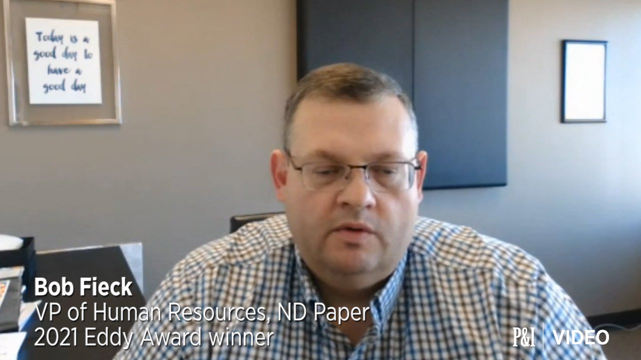 2021 Eddy Award winner Bob Fieck Video from Pensions & Investments