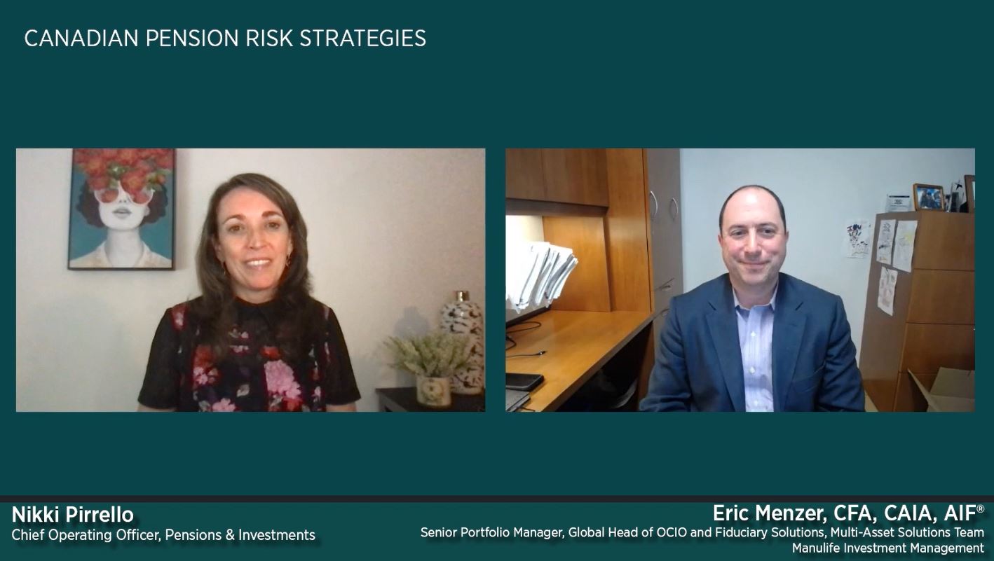 Eric Menzer of Manulife Investment Management | Canadian Pension Risk ...