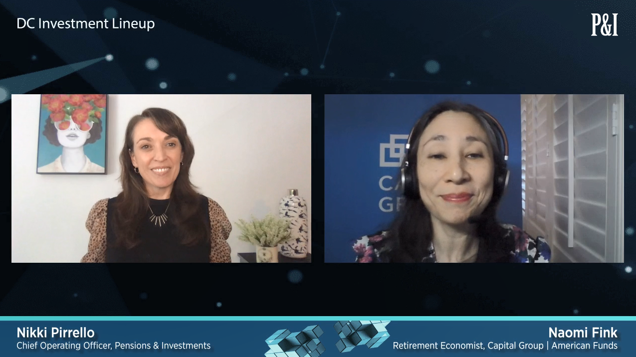 Naomi Fink of Capital Group | DCIL Virtual Series Video from Pensions ...