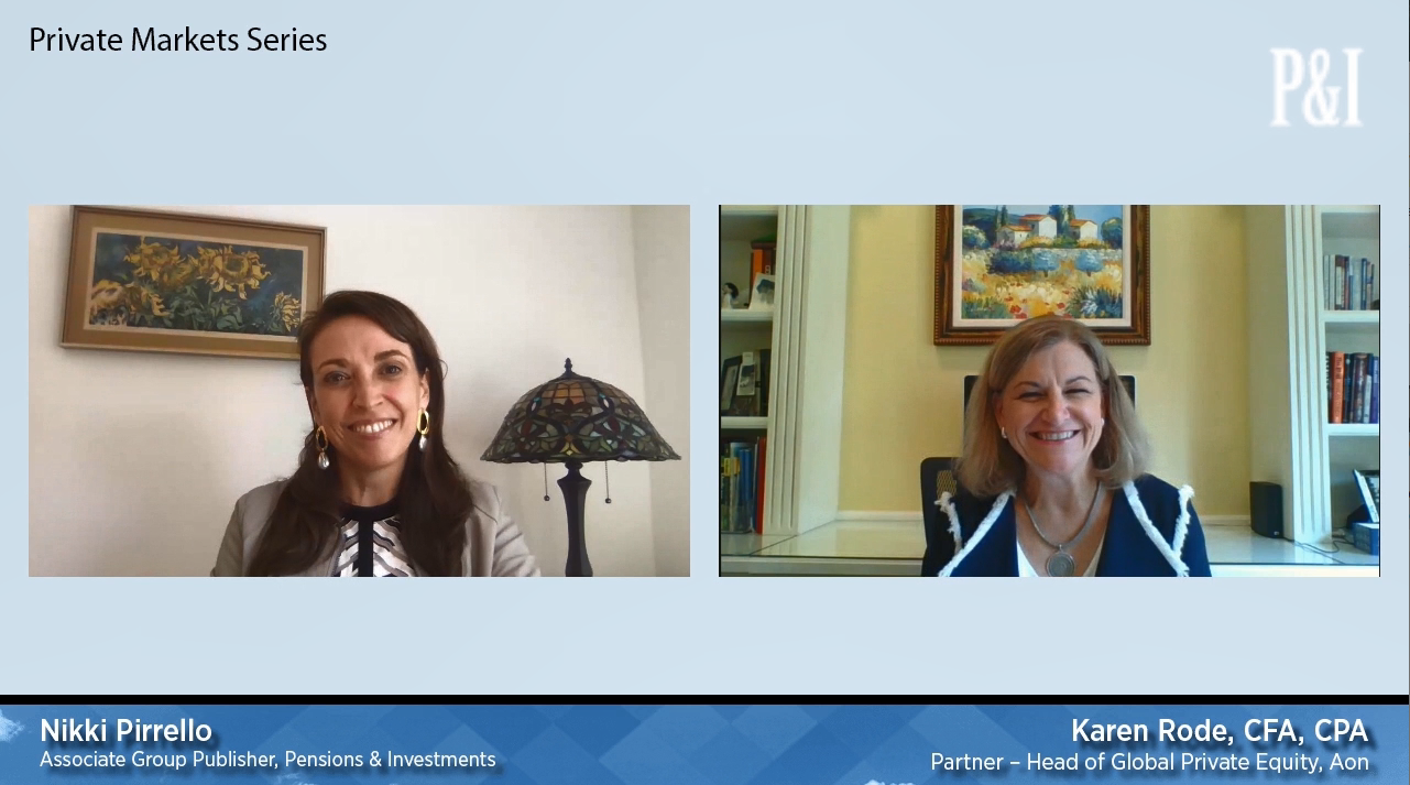 Karen Rode of Aon | Private Markets Series Video from Pensions ...