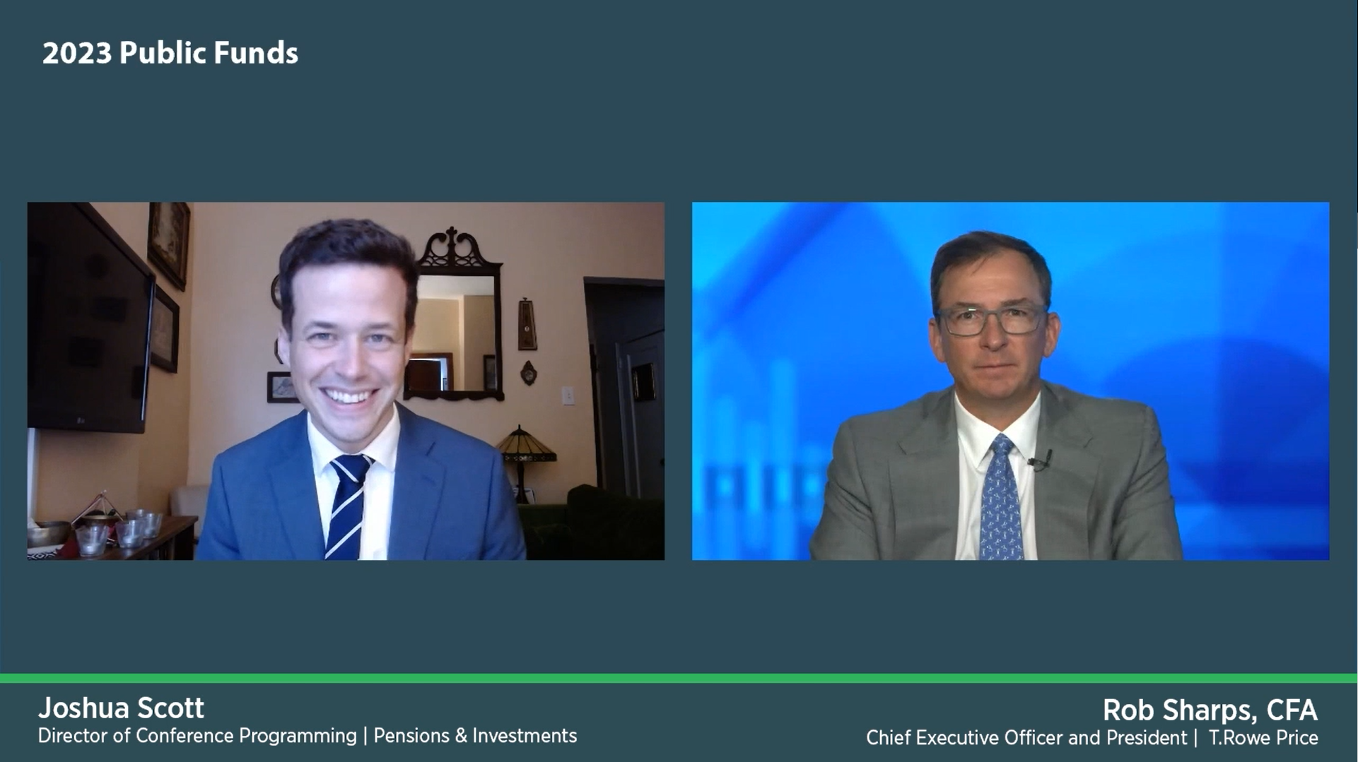 Rob Sharps, T.Rowe Price | 2023 Public Funds Video from Pensions ...