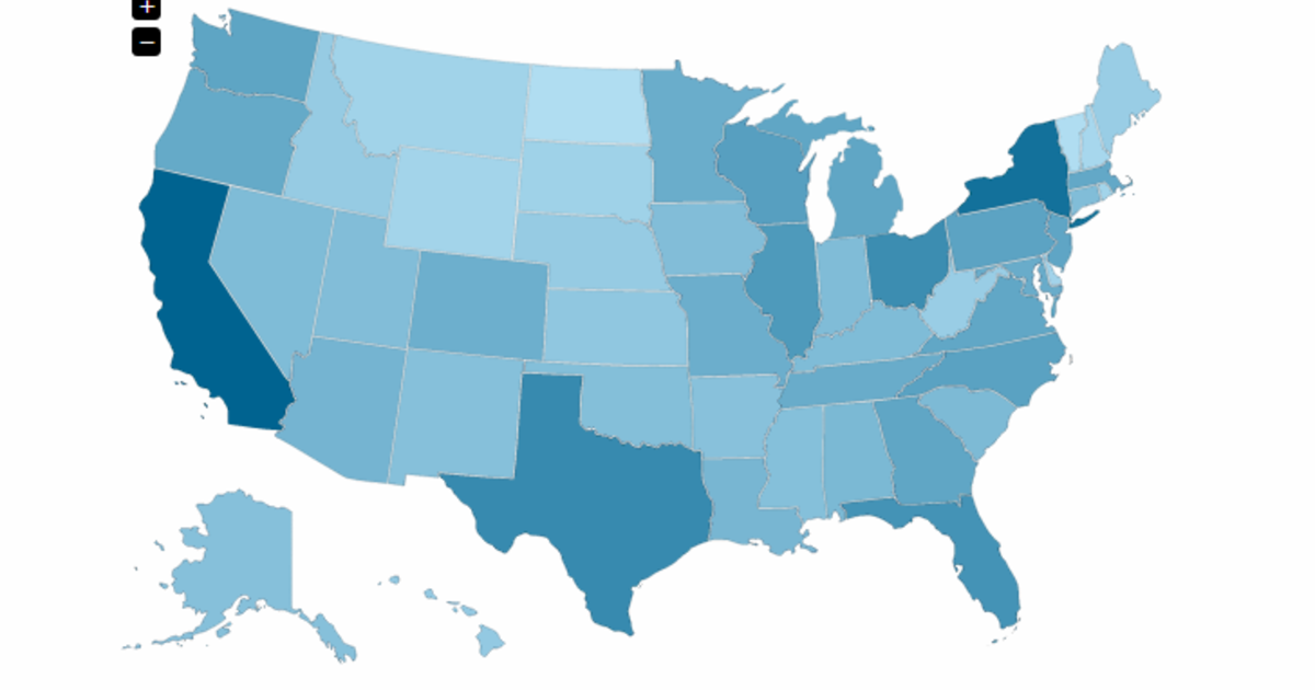 Map of P&I's top 1,000 retirement plans | Pensions & Investments