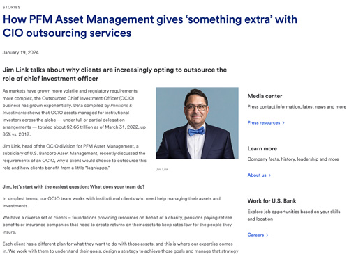 OCIO: Amplifying its Reach | Pensions & Investments